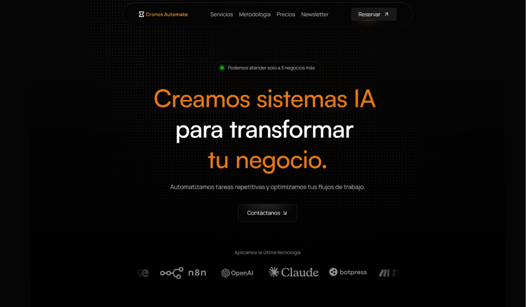 Cronos Automate | Servicios de IA y Software