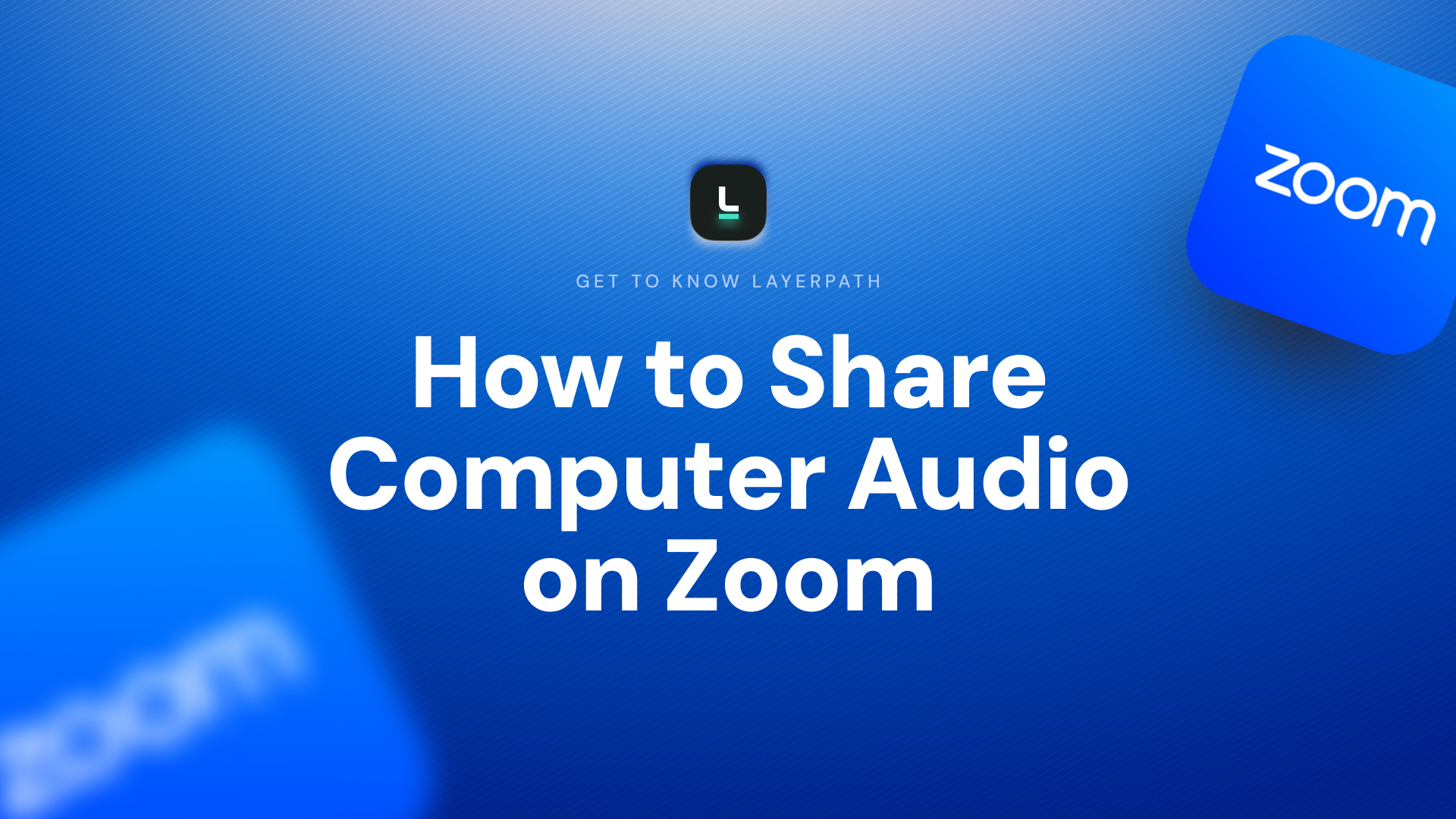 How to Share Computer Audio on Zoom