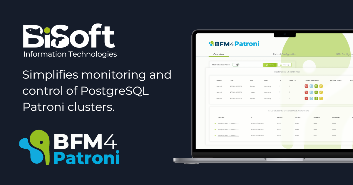 BFM4Patroni by BiSoft: Proactive Monitoring Solution for Patroni PostgreSQL