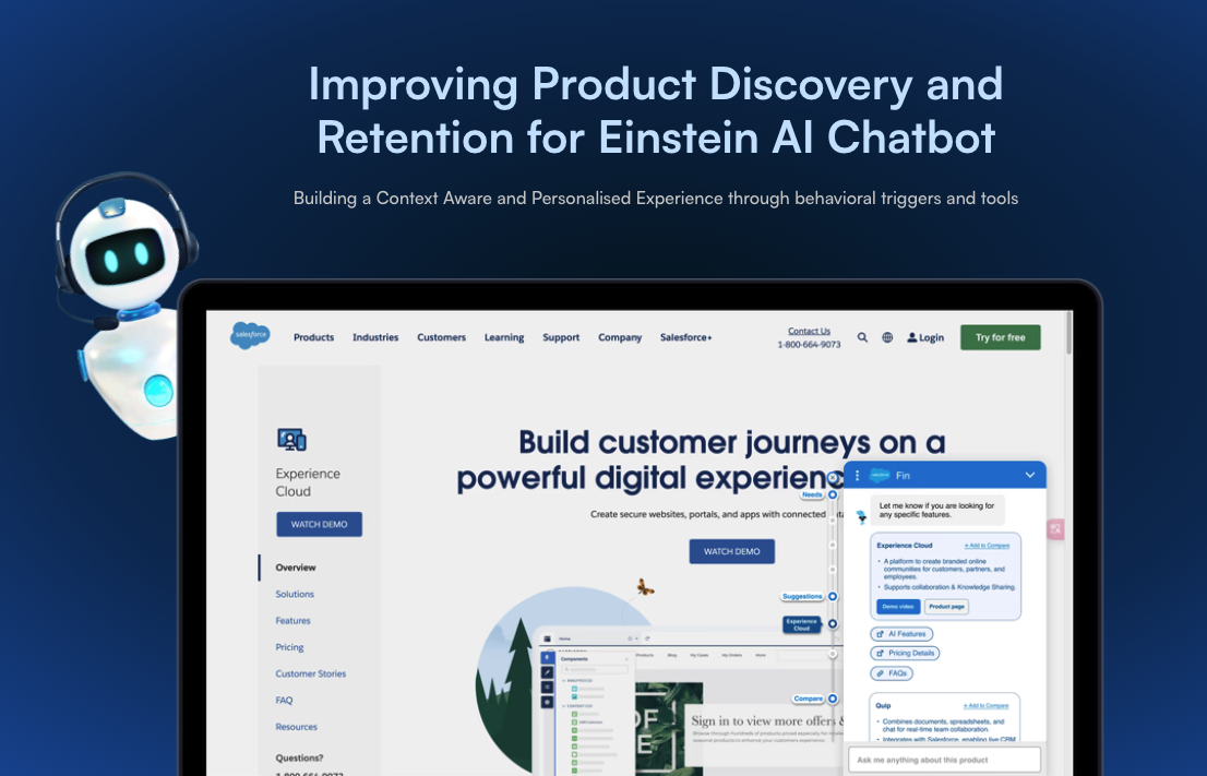 Salesforce Einstein AI Chatbot Case Study