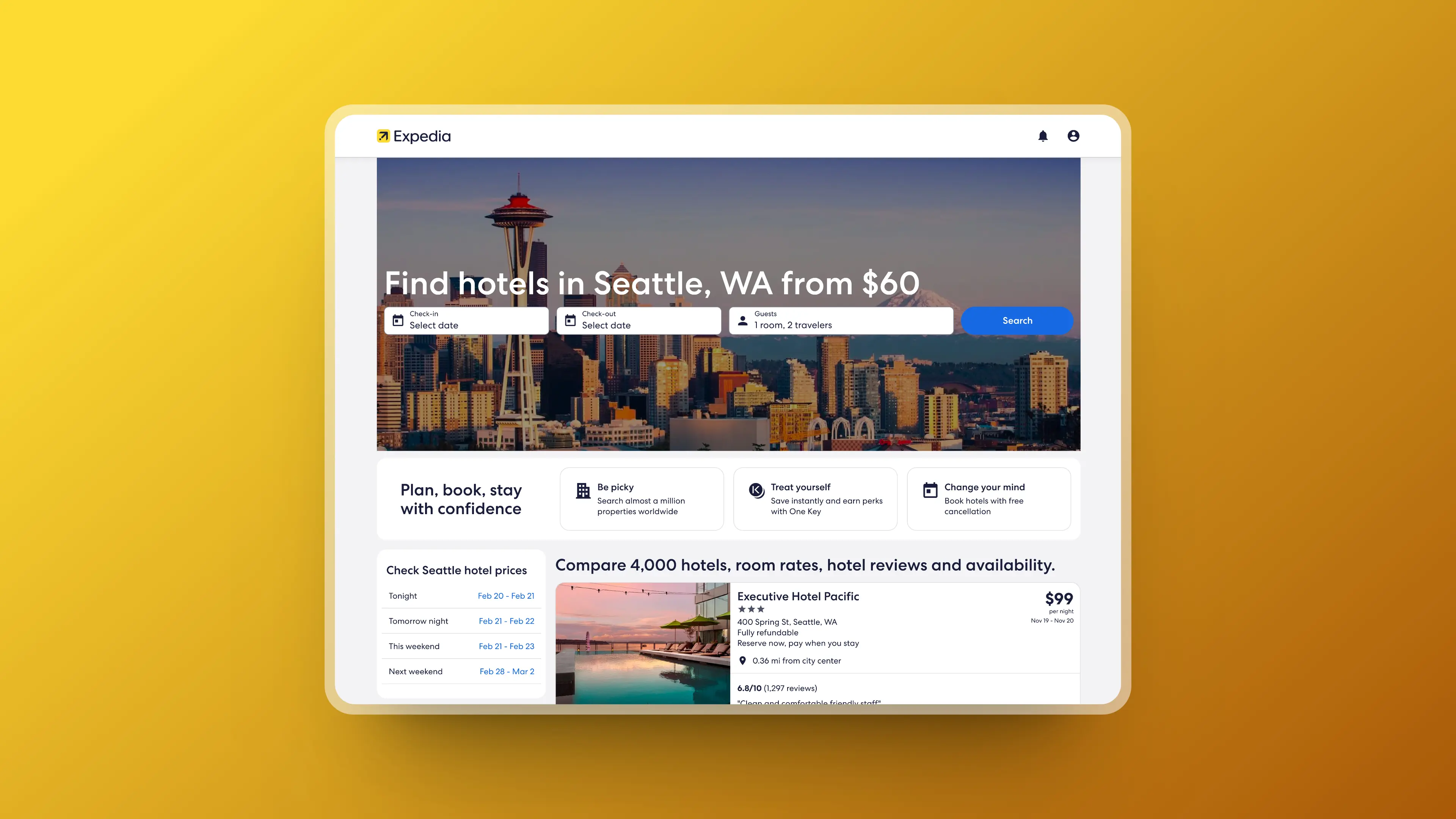Expedia Landing Page Redesign - Mark Summer