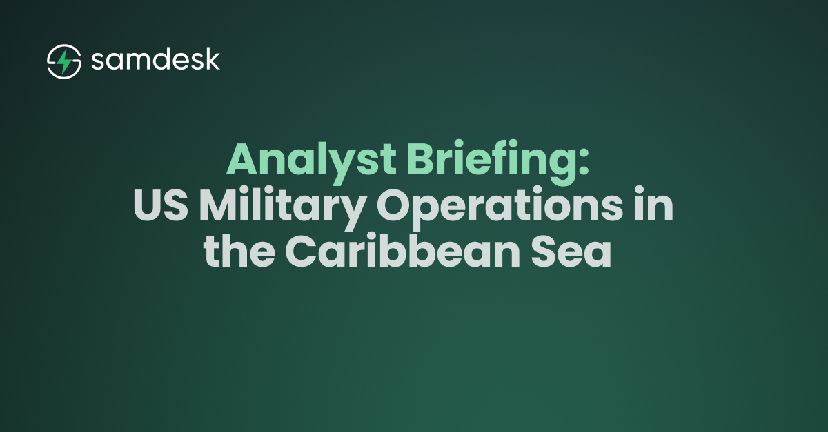 Briefing | US Military Operations in the Caribbean Sea
