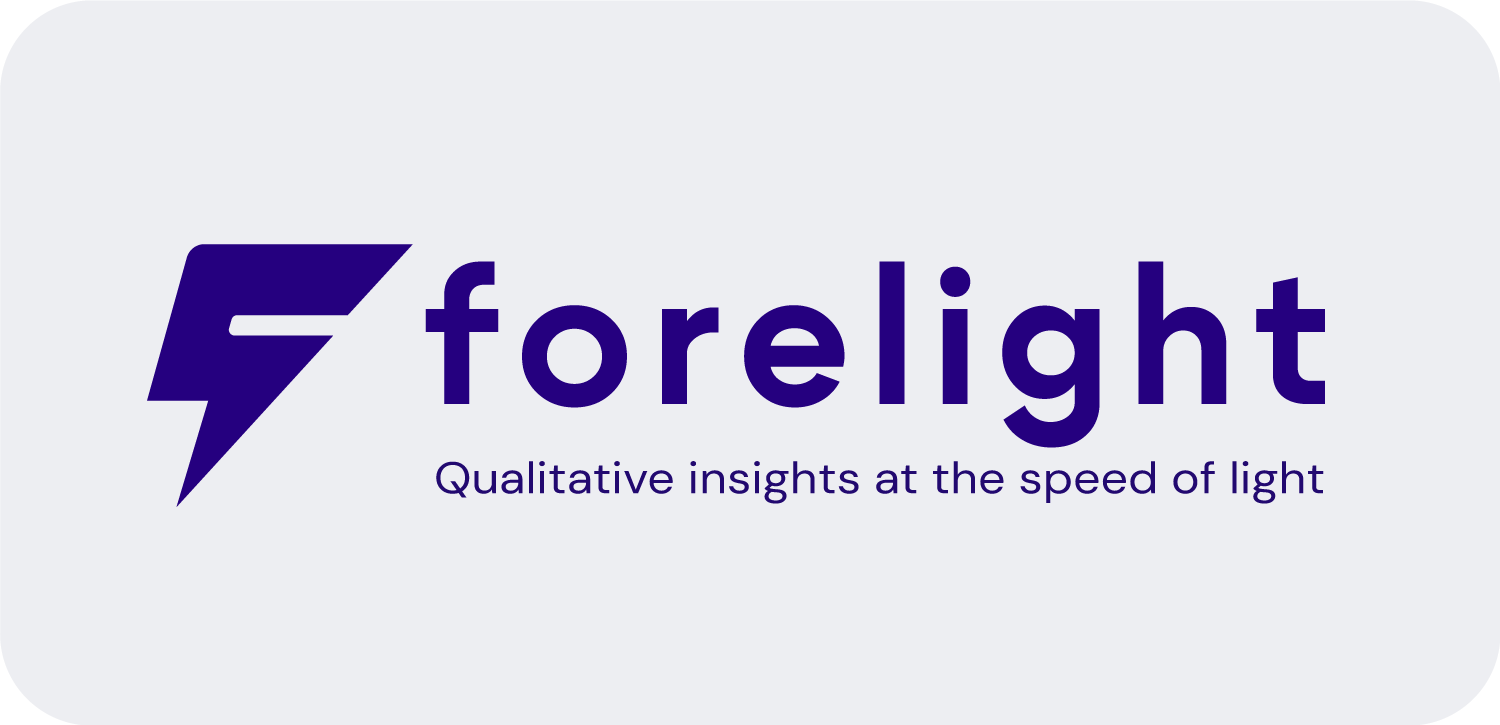 Forelight.ai - In-depth Qualitative Insights at the speed of Light