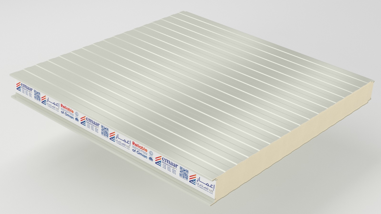 100mm Cold Storage Sandwich Panel | Insulated PU/PIR Panel