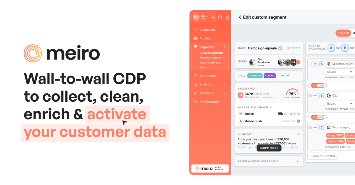 Customer Data Platform that helps you target precisely