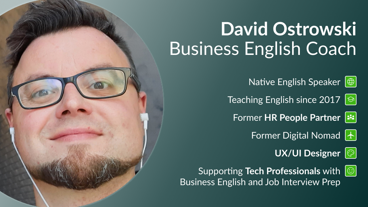 David Ostrowski - Business English and Behavioural Interview Prep for ...