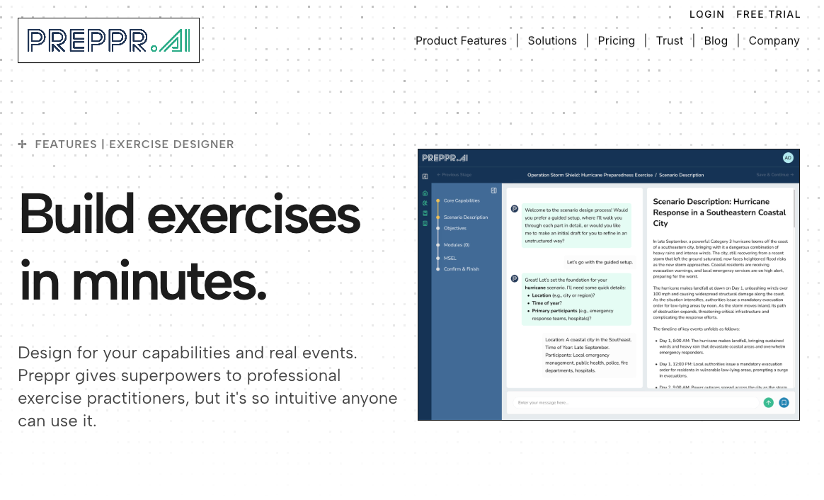 AI Streamlines Tabletop Exercise Design | Preppr