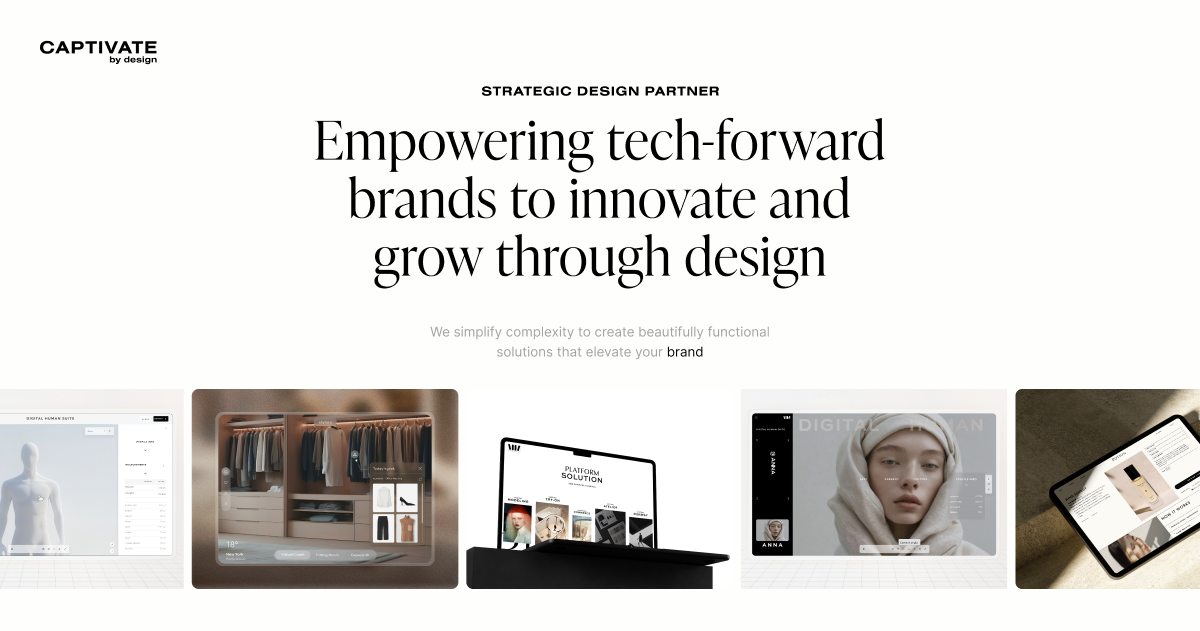 Captivate by Design / Design partner for tech startup