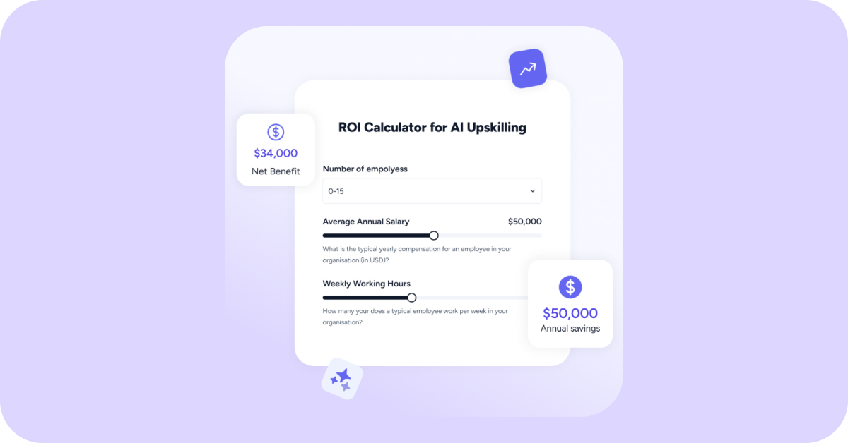 Calculate the ROI of AI Upskilling