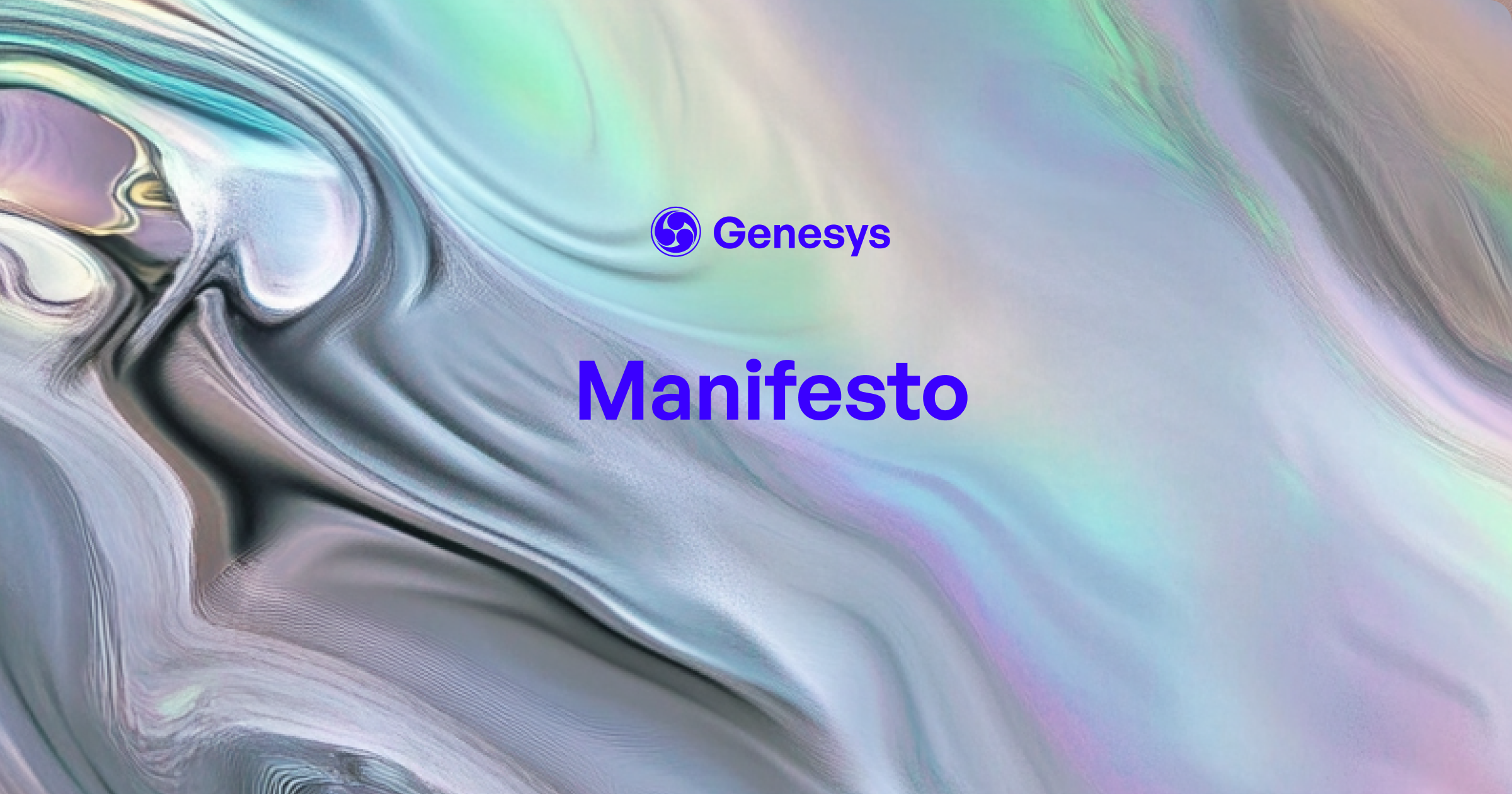 Every Day is Day One | Genesys Growth Manifesto
