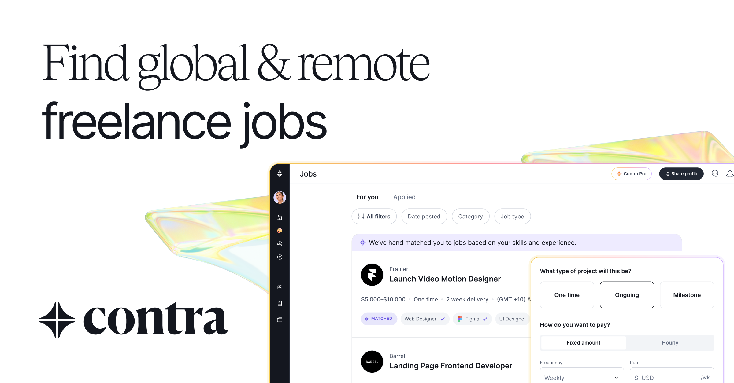 Find global and remote freelance jobs | Contra
