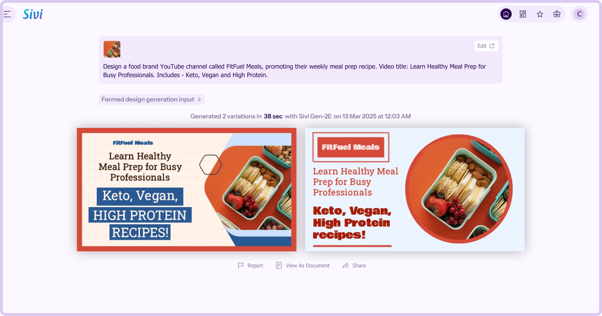 Create free food banners with an AI food banner generator.