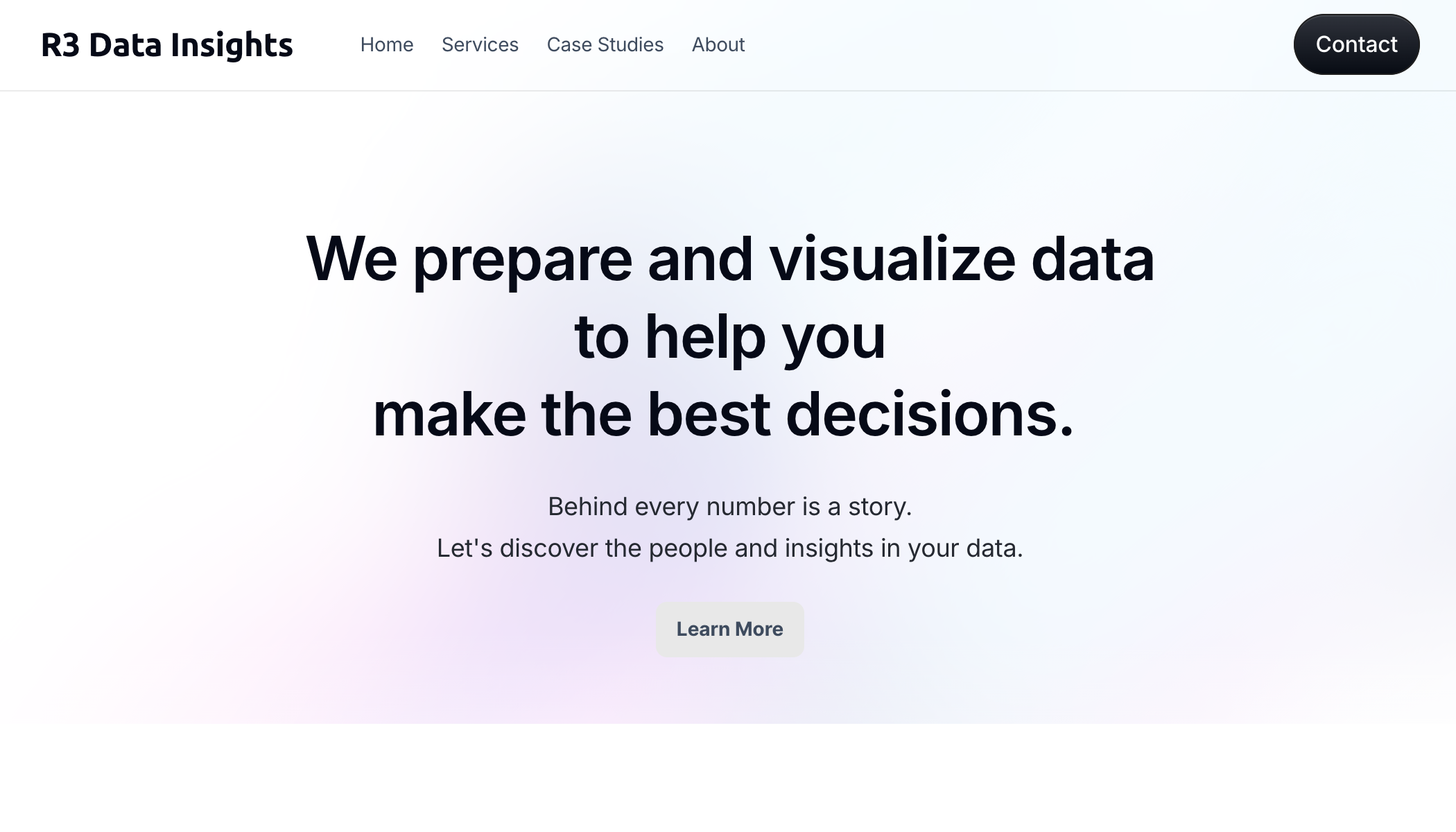 R3 Data Insights | Gather, Prepare, Visualize