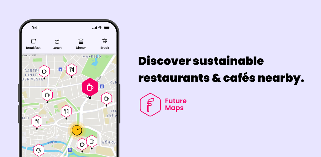 Future Maps - Sustainable restaurants nearby