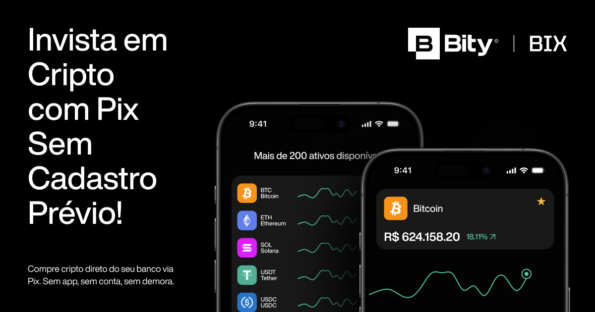Compre Cripto com Pix