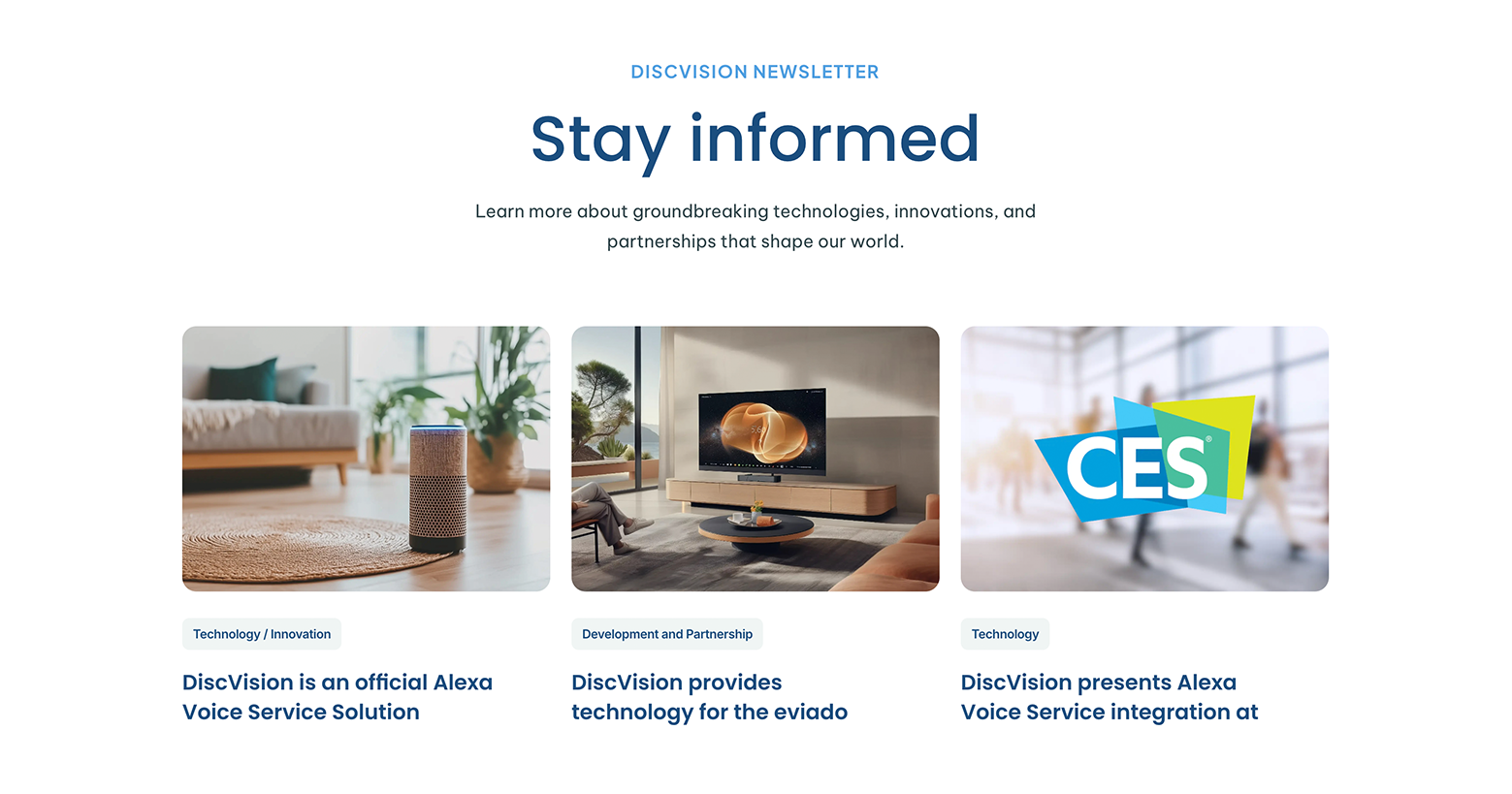 DiscVision | Newsletter