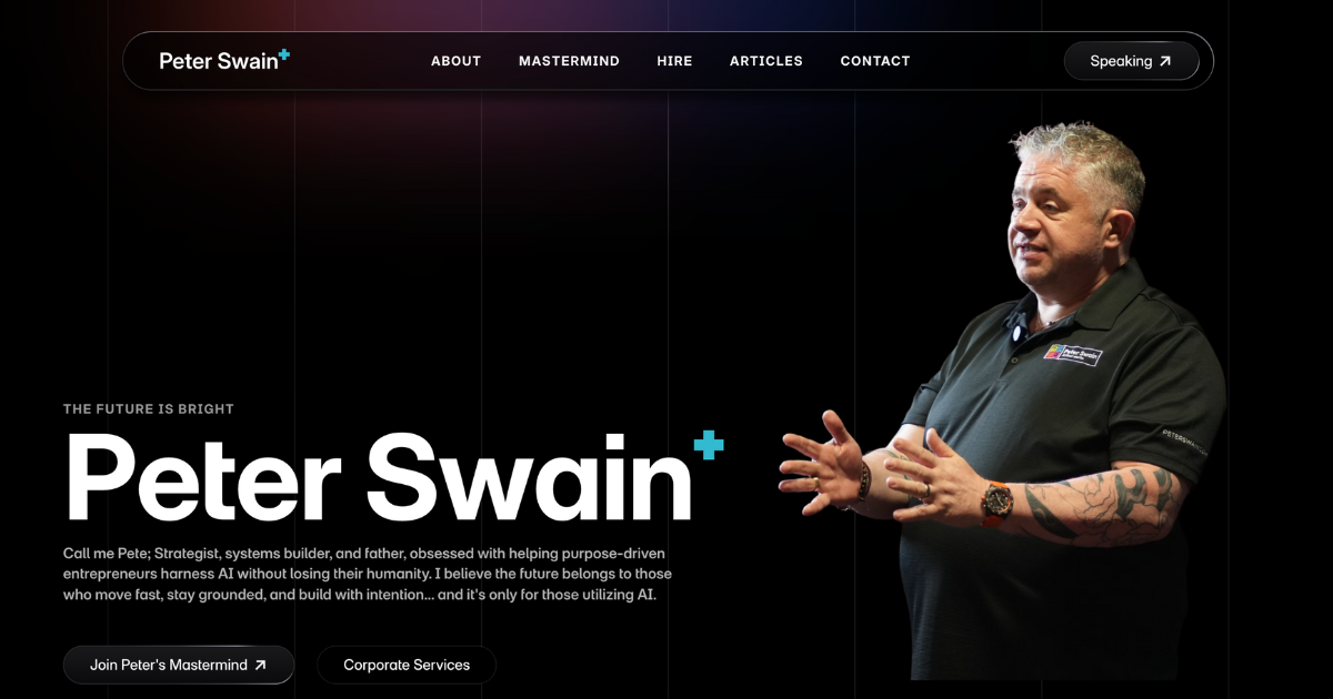 The 30 Second Lesson: Pivot, Plan and Perform - Peter Swain