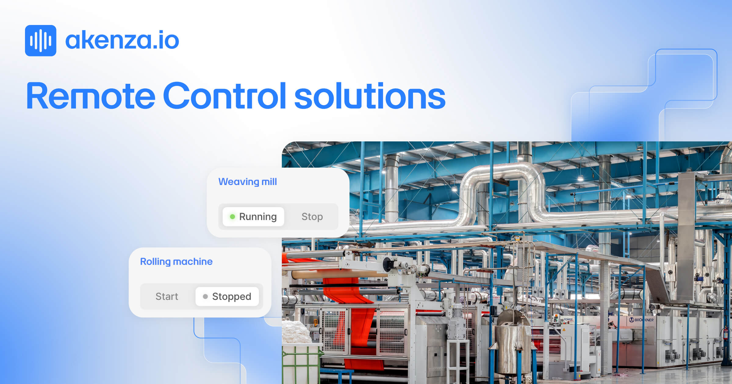 akenza | Remote Control Solutions Built on the akenza IoT Platform