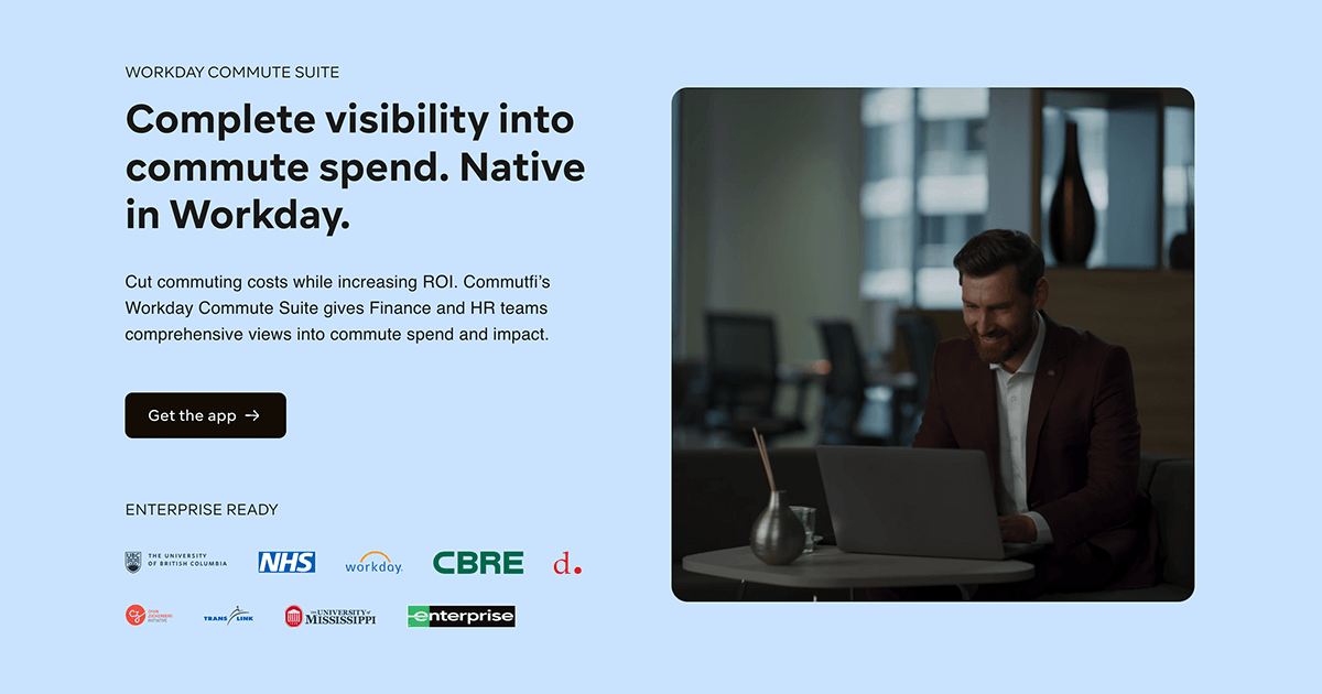 Workday Commute Suite | Commutifi for Workday Customers