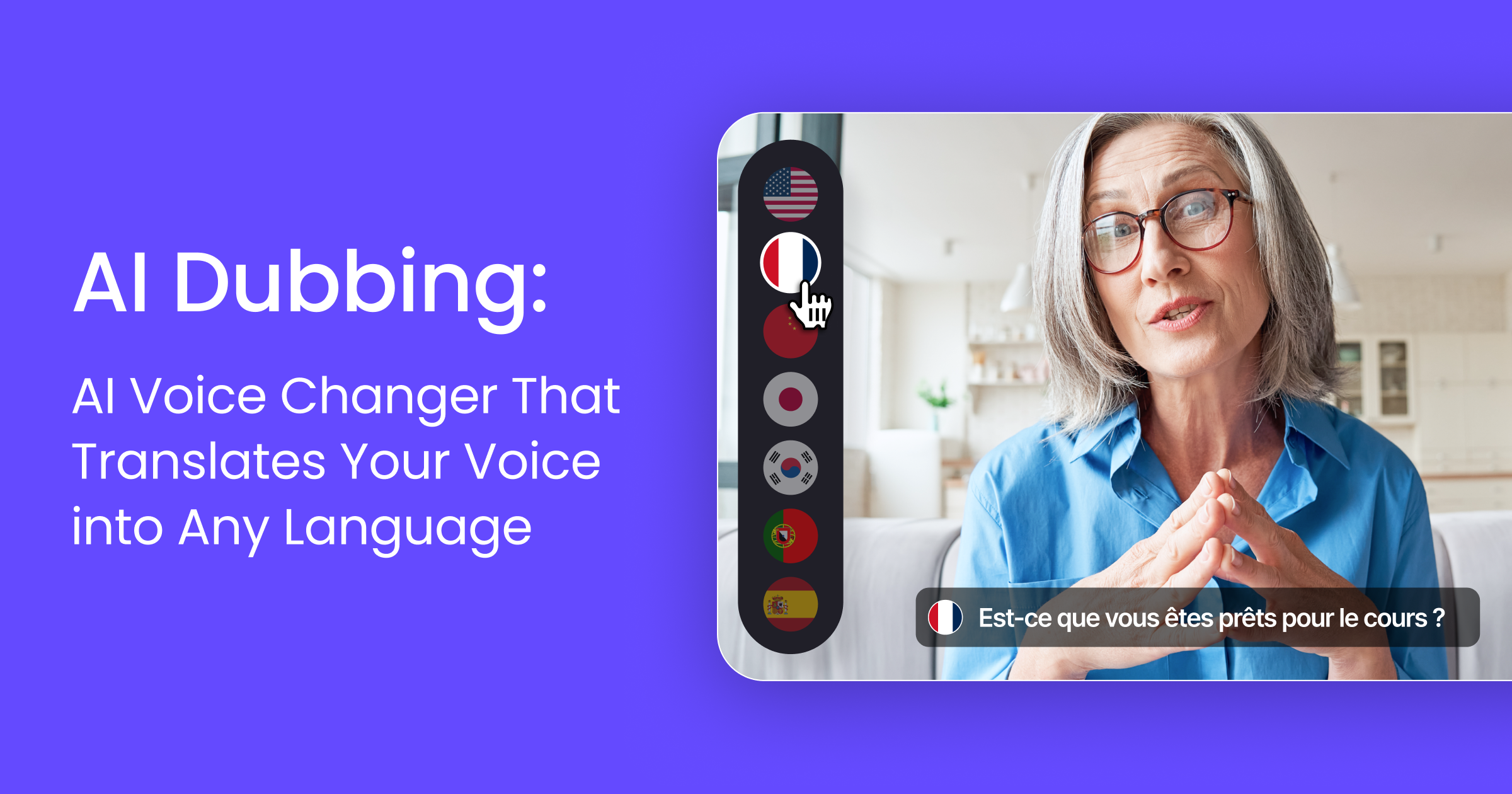 Fast Automatic Video Translation with AI Dubbing | Perso AI