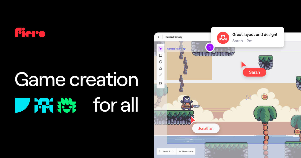 No code game engine - Fiero