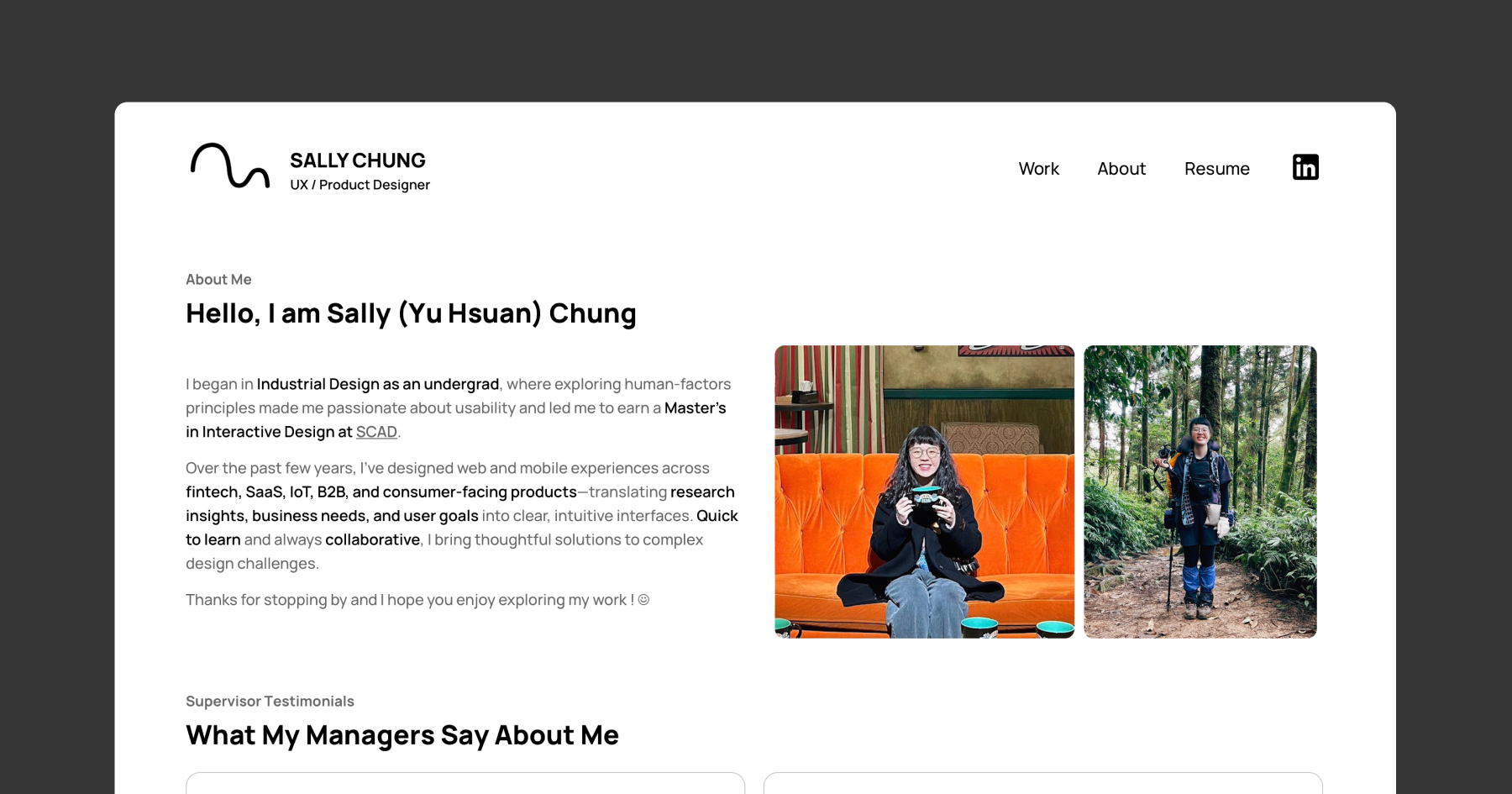 About | Sally Chung