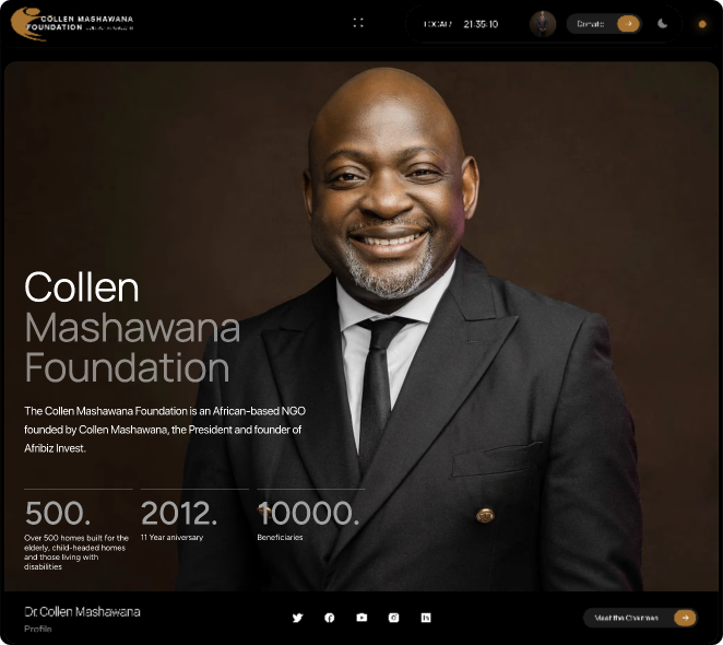 Collen Mashawana Foundation - African Based NGO