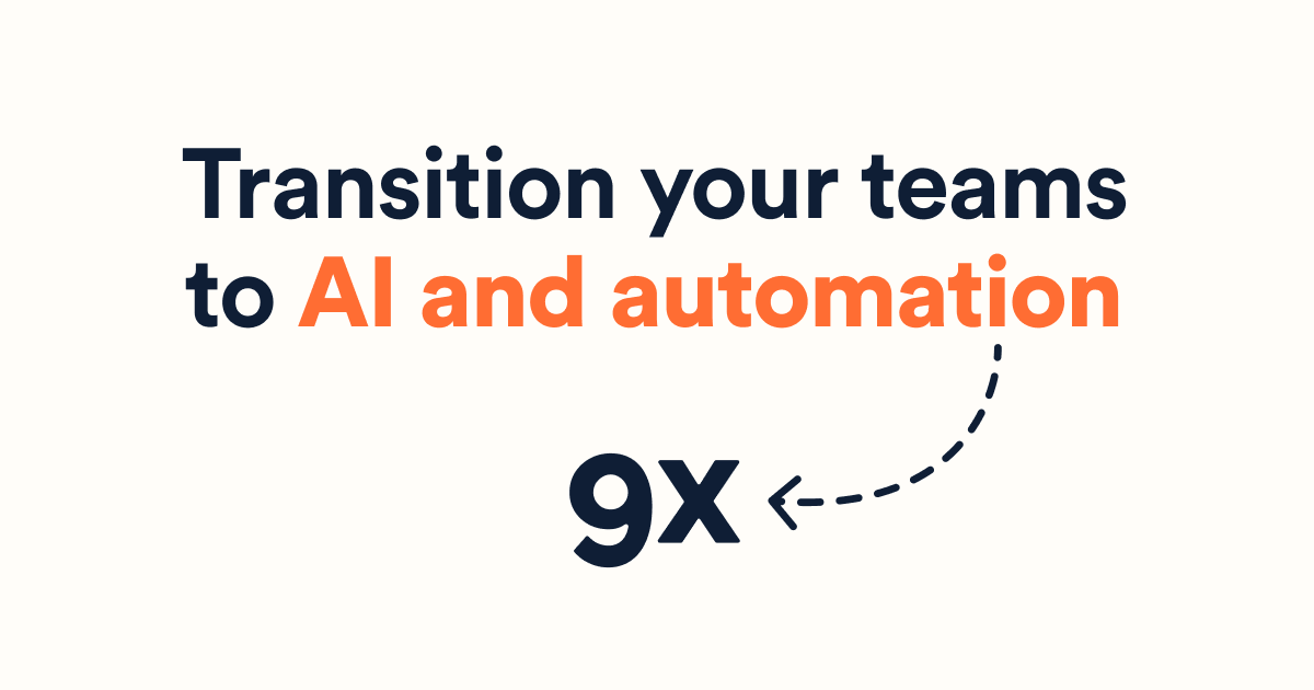 9x | Upskill your teams in AI