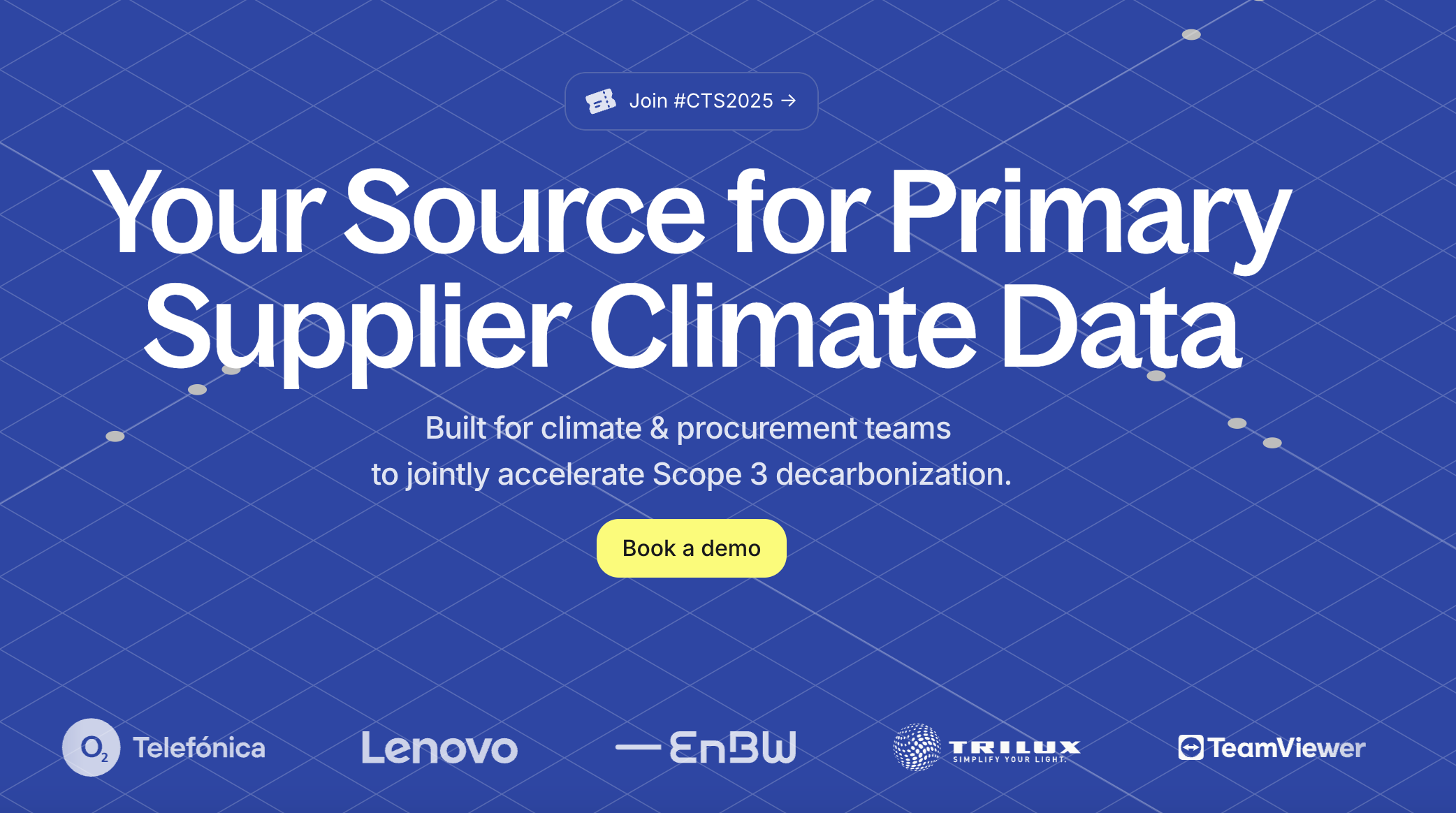 ClimateChoice - Your Source for Primary Supplier Climate Data