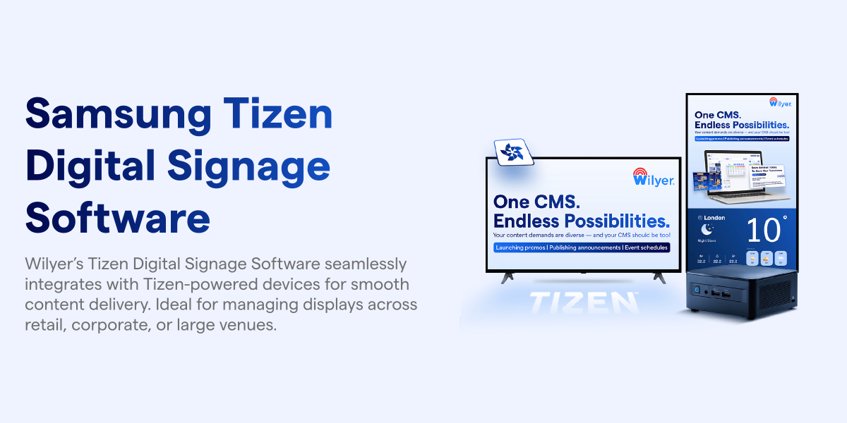 Samsung Tizen Digital Signage Software
