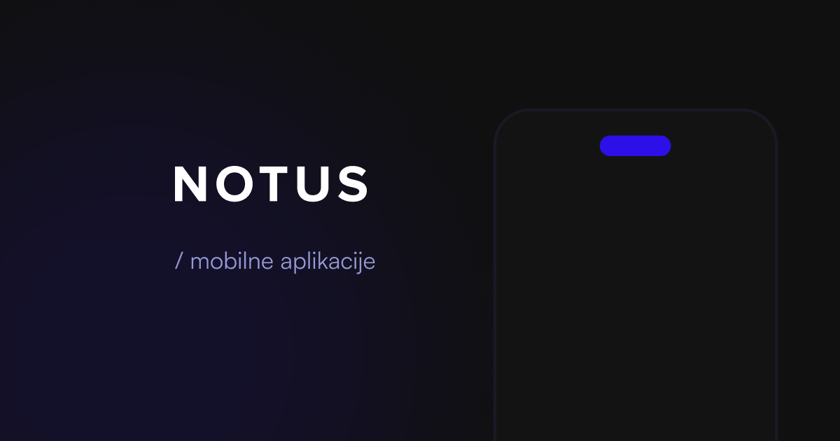 Mobilne aplikacije | Notus