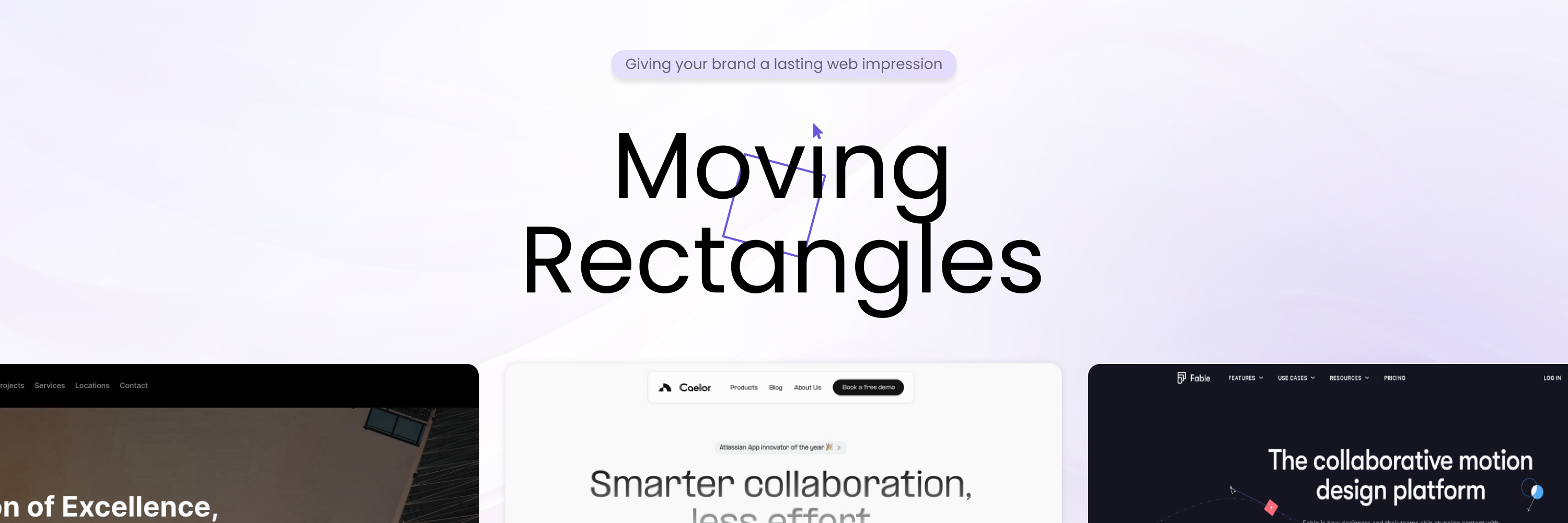 Moving Rectangles - Framer & Design Partner
