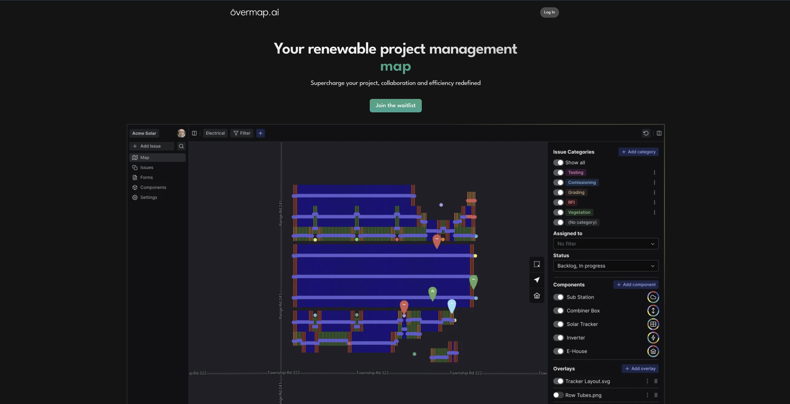 Overmap - Intelligent Map Based Project Management