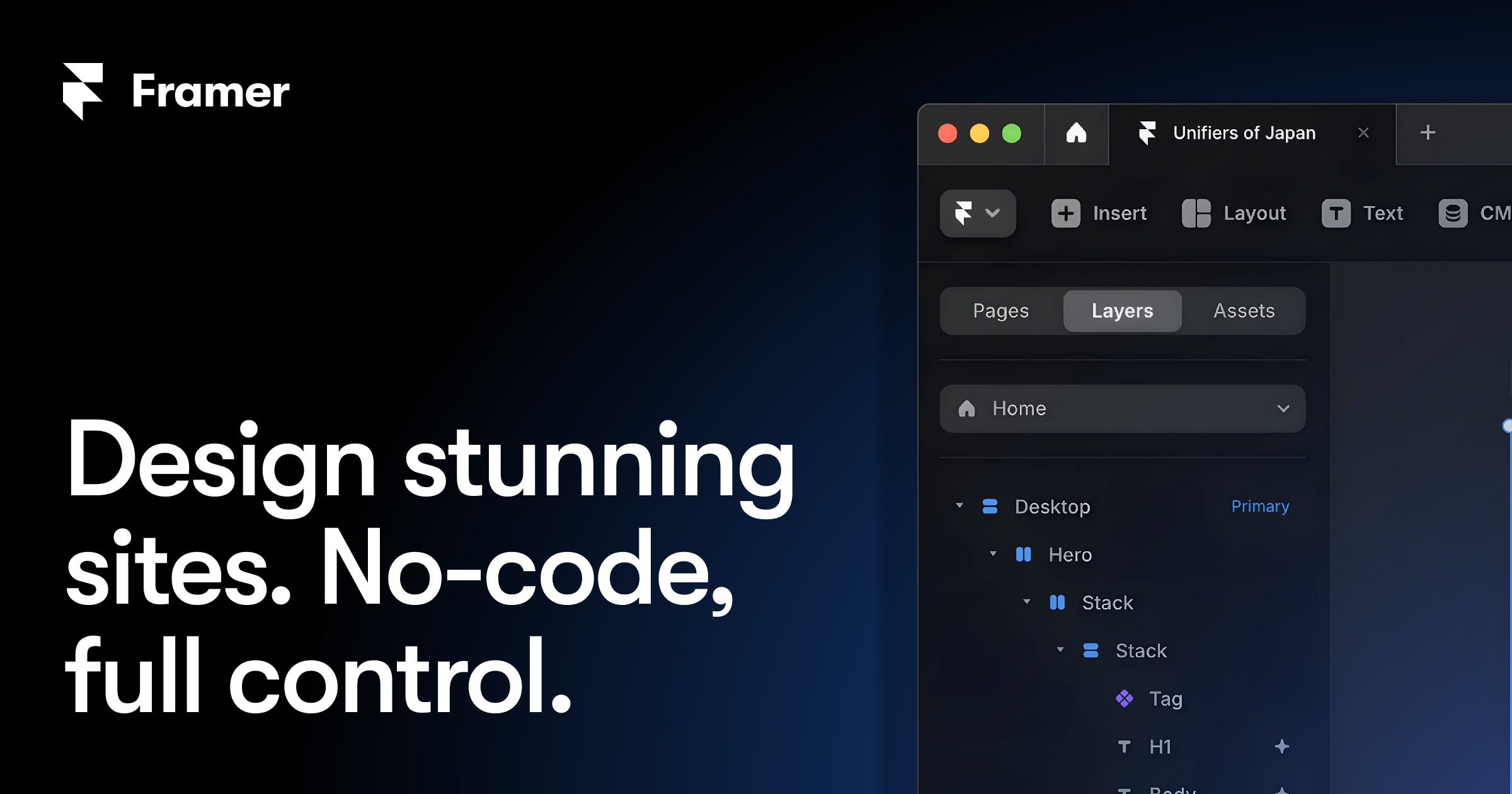 No-Code Website Builder | Launch Websites Fast with Framer