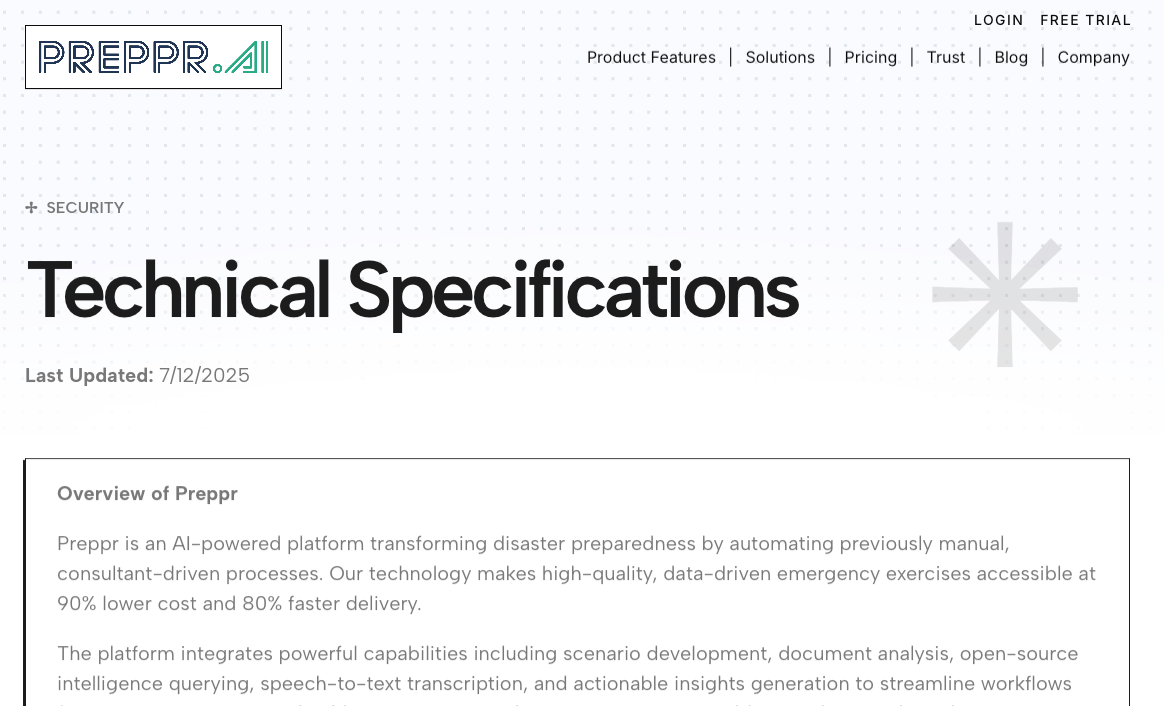 Professional AI-driven Emergency Preparedness | Preppr.ai