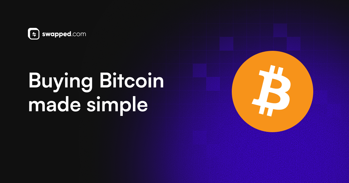 Swapped.com: Buy Bitcoin (BTC) instantly with low fees