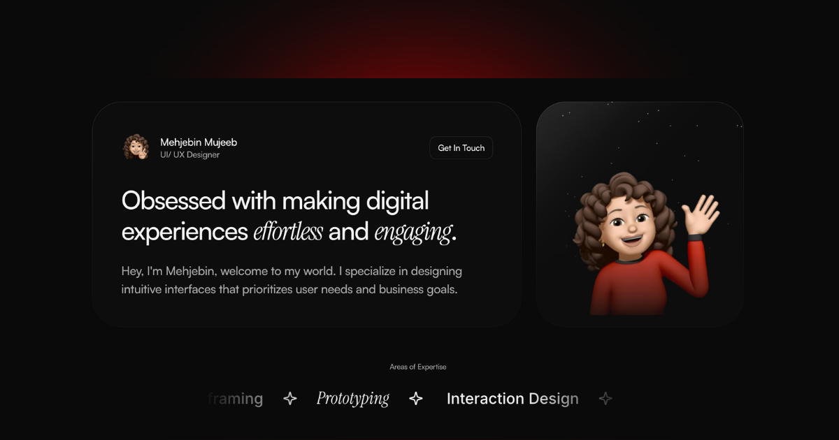 Mehjebin Mujeeb - Portfolio