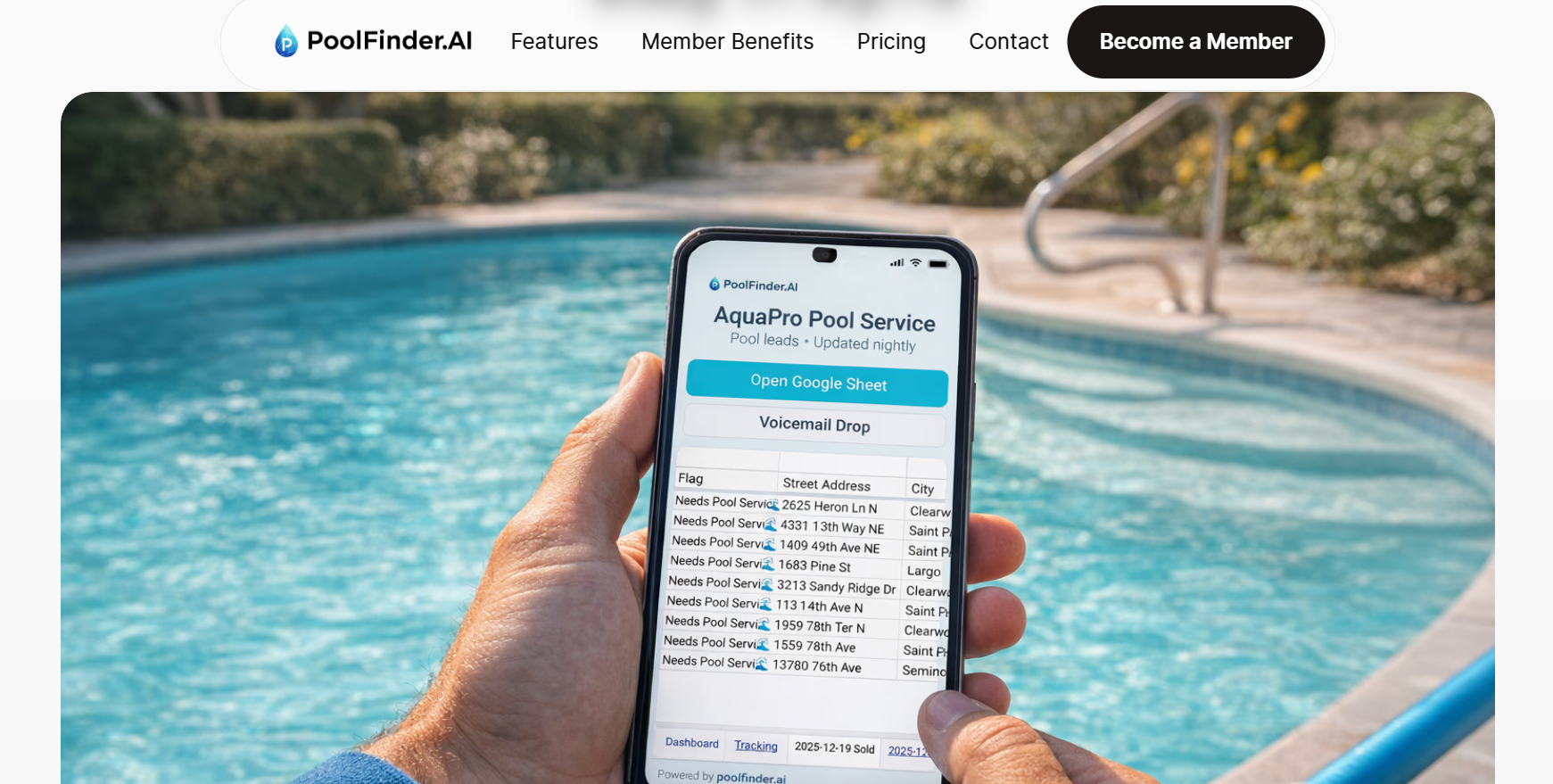 PoolFinder - Every Listing. Every Pool. Your Call.