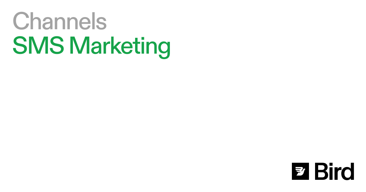 Enterprise SMS Marketing Platform | Global Reach | Bird