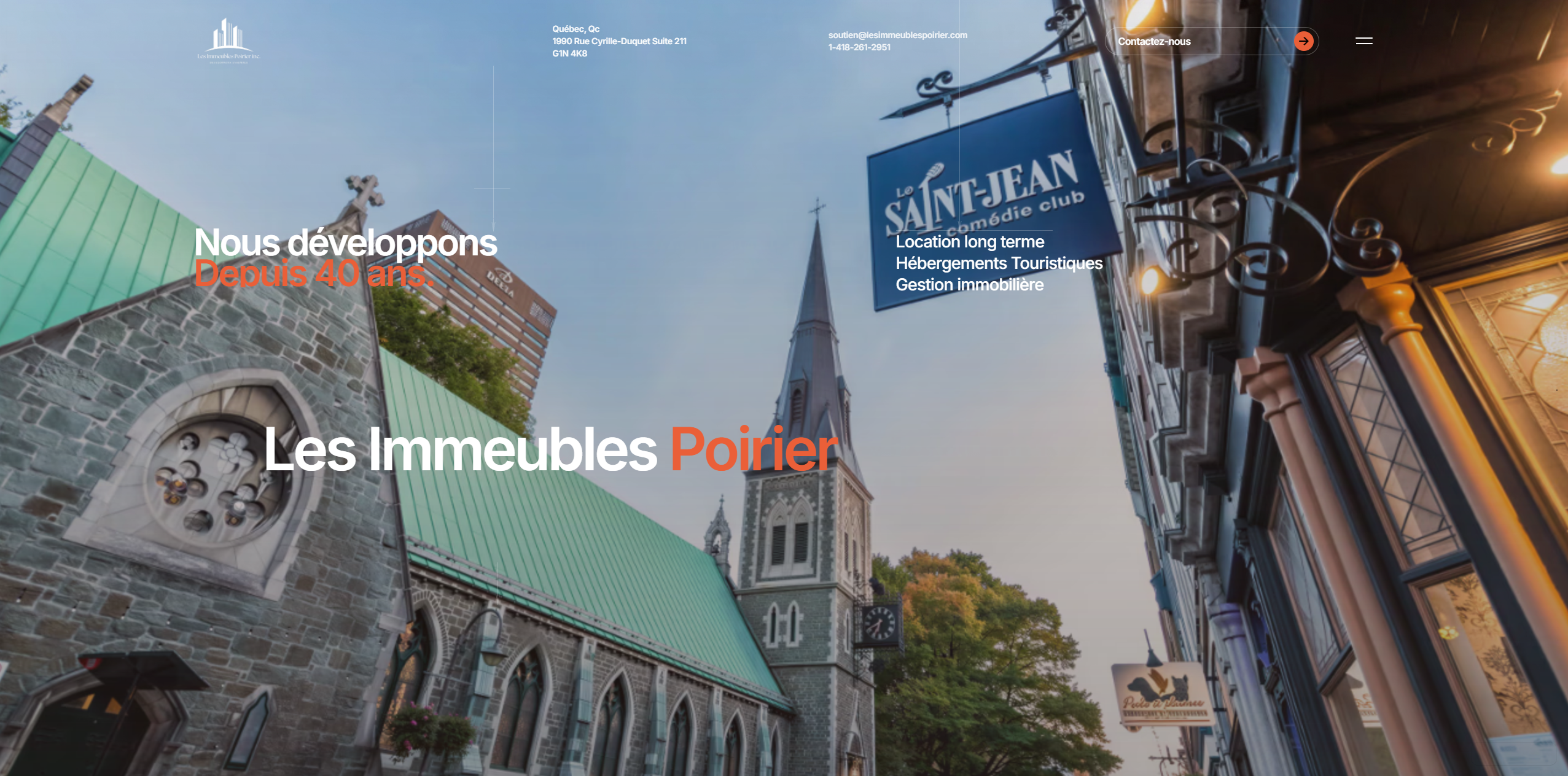 Les Immeubles Poirier | À propos de nous
