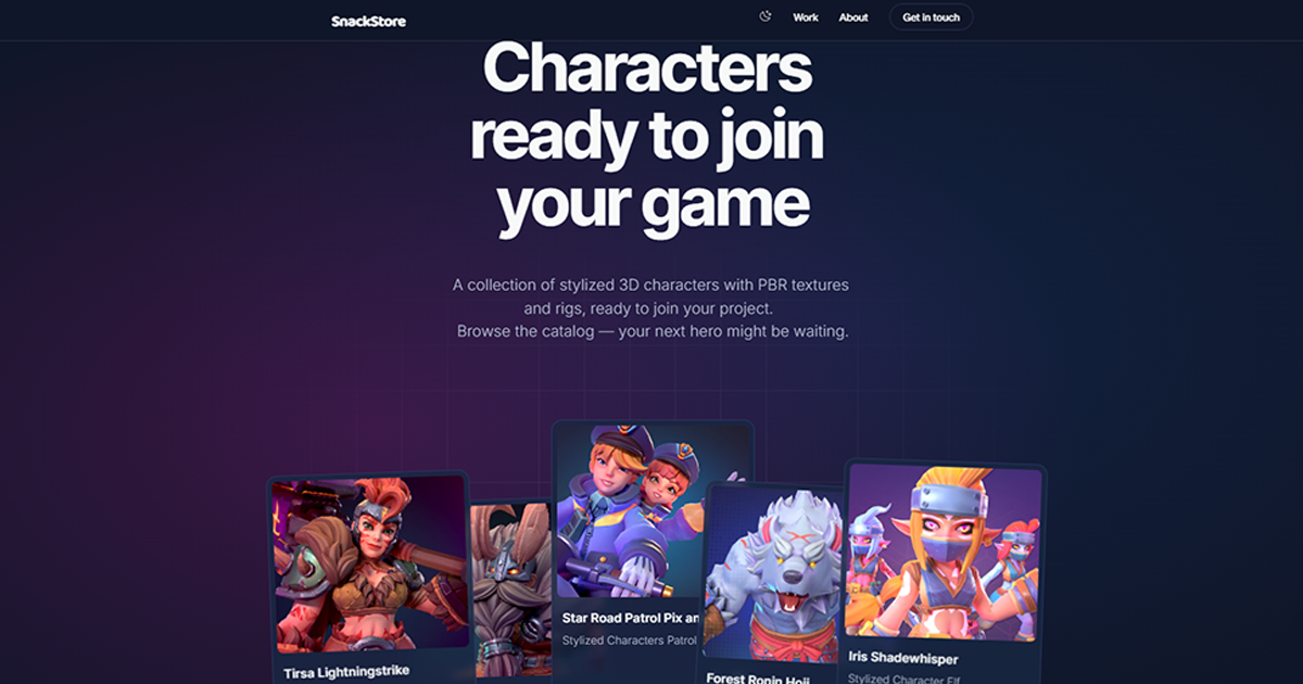 Home [snackstore3d.art]