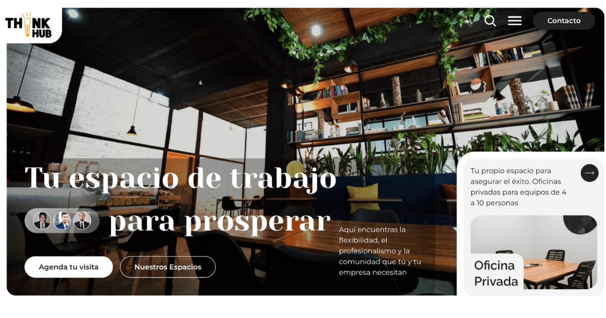 Espacios de coworking, oficinas equipadas y salas de juntas en Puebla | Thinkhub