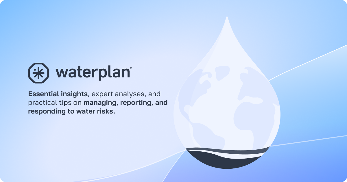 Waterplan | The AI-native platform for water-dependent industries