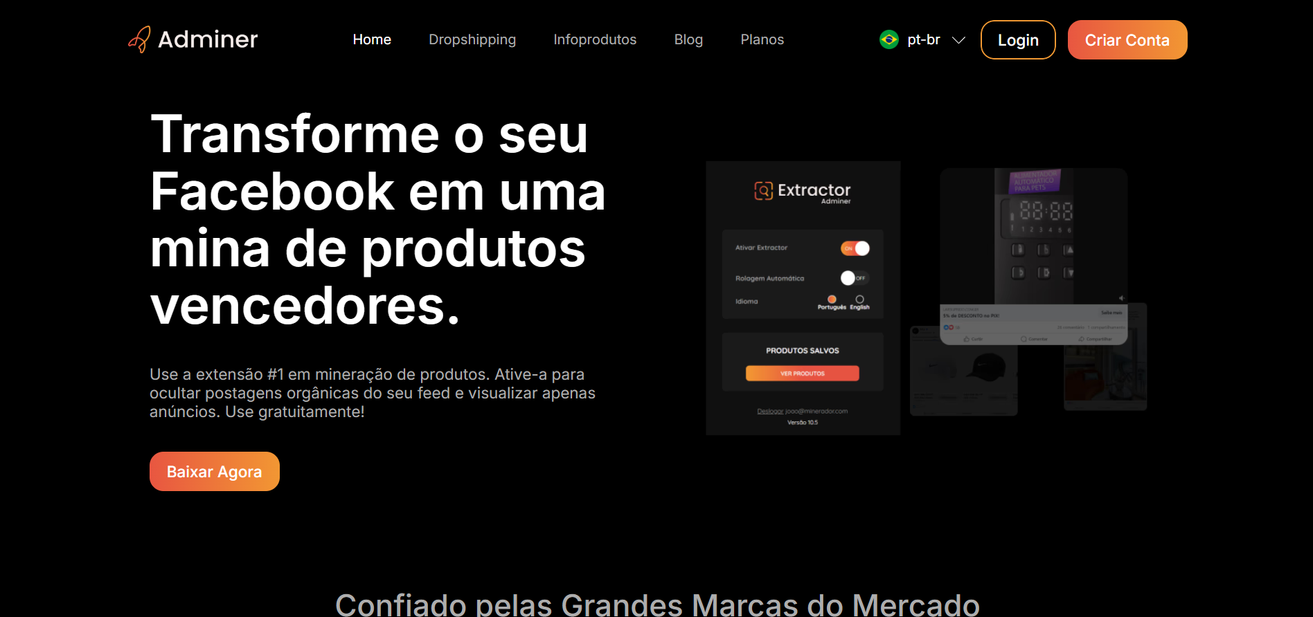 Extensão Grátis - Adminer