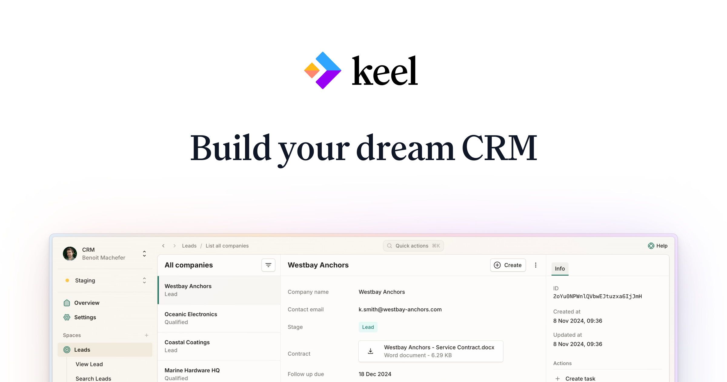 Build your dream CRM