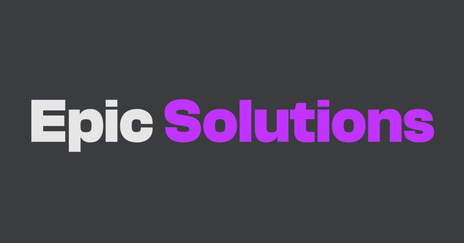 Epic Solutions