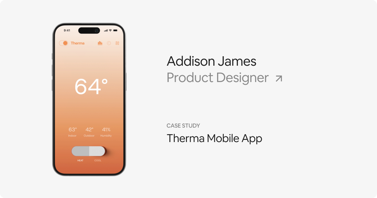 Therma Case Study - Addison James