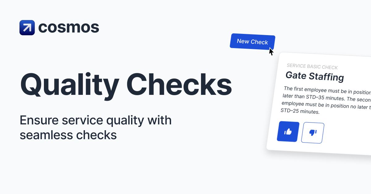 Cosmos - Quality Checks and SLA Compliance