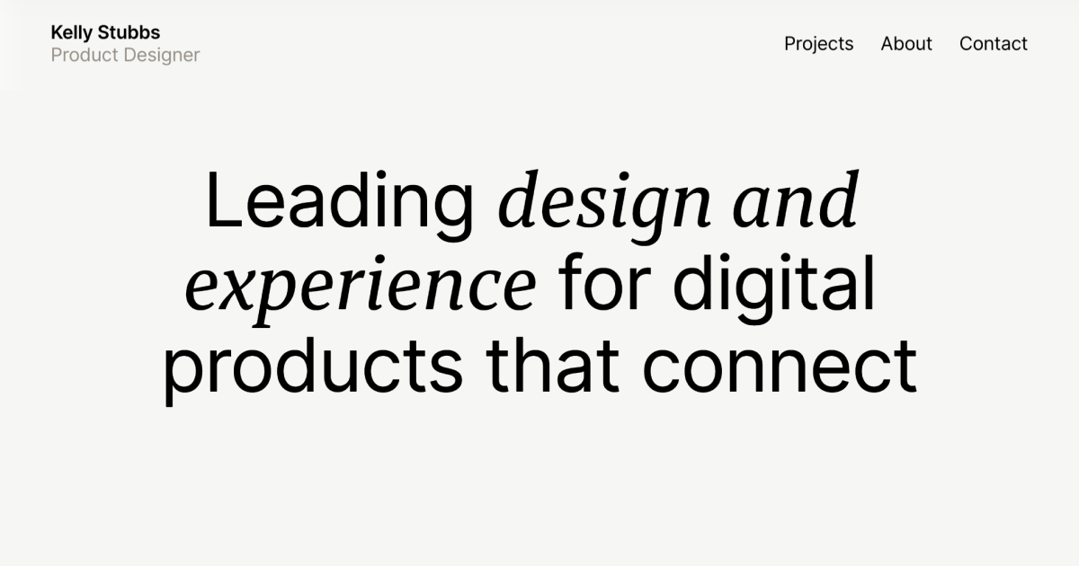 Kelly Stubbs | UX/UI Designer | Melbourne, Australia