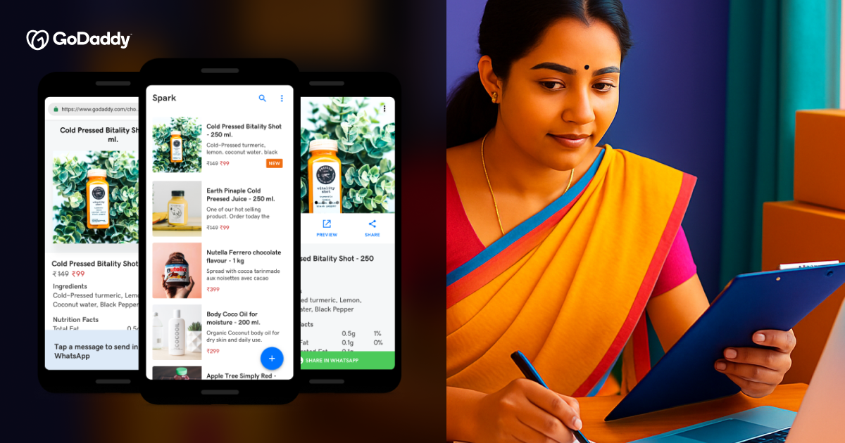 GoDaddy SMBs Solution | Sketchish Case Study